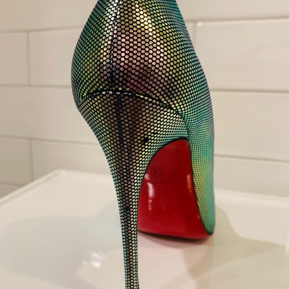 Christian Louboutin | Shoes | Christian Louboutin Multicolor Python ...